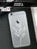 Чехол на Apple iPhone 6 / Айфон 6 с принтом "Ветка с листочками и цветами", проз...