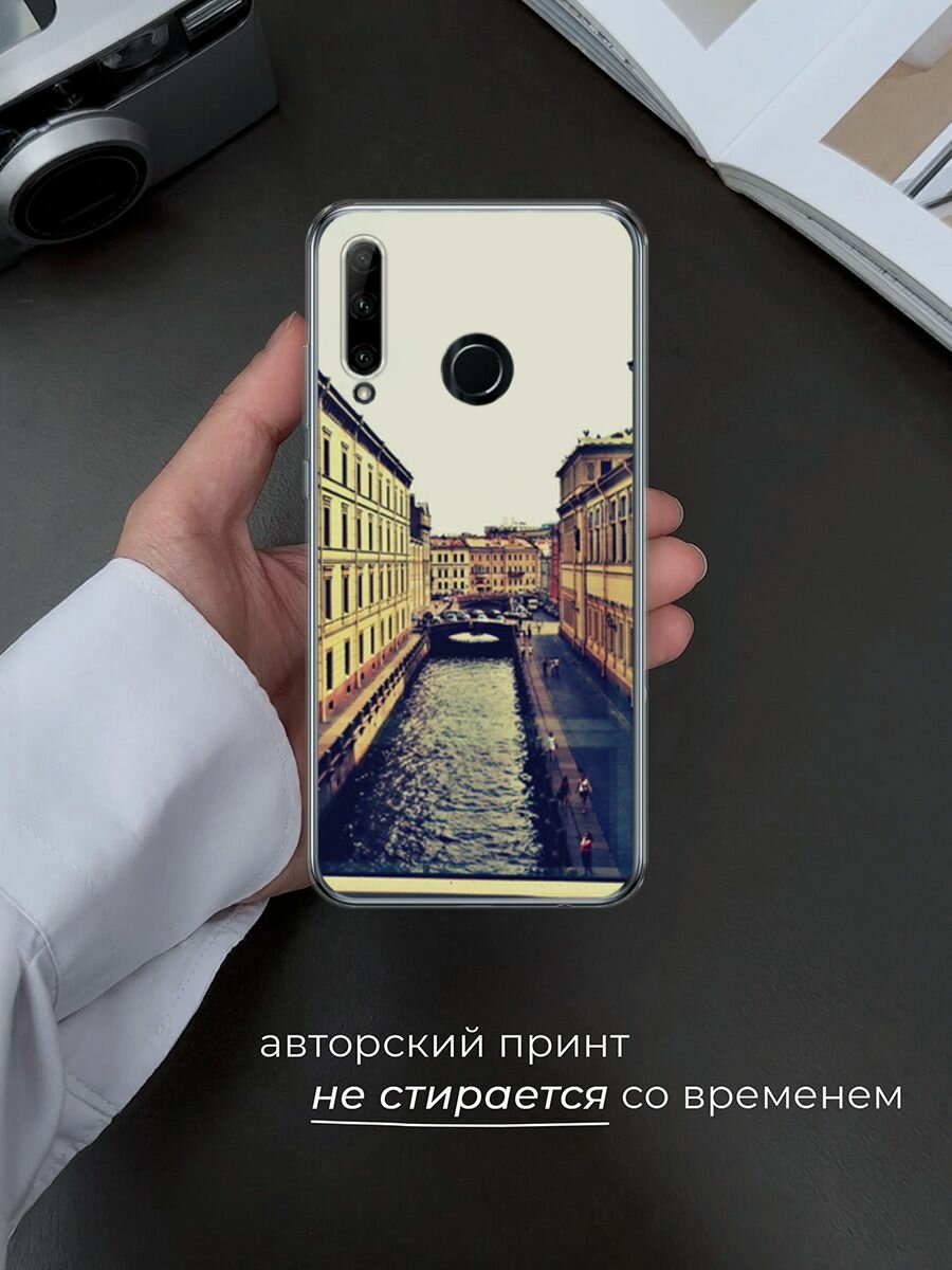 Чехол на Honor 10i/20 Lite 2019/20e/Huawei P Smart Plus 2019 / Хонор 10i с принтом "Санкт-Петербург" — фото 1