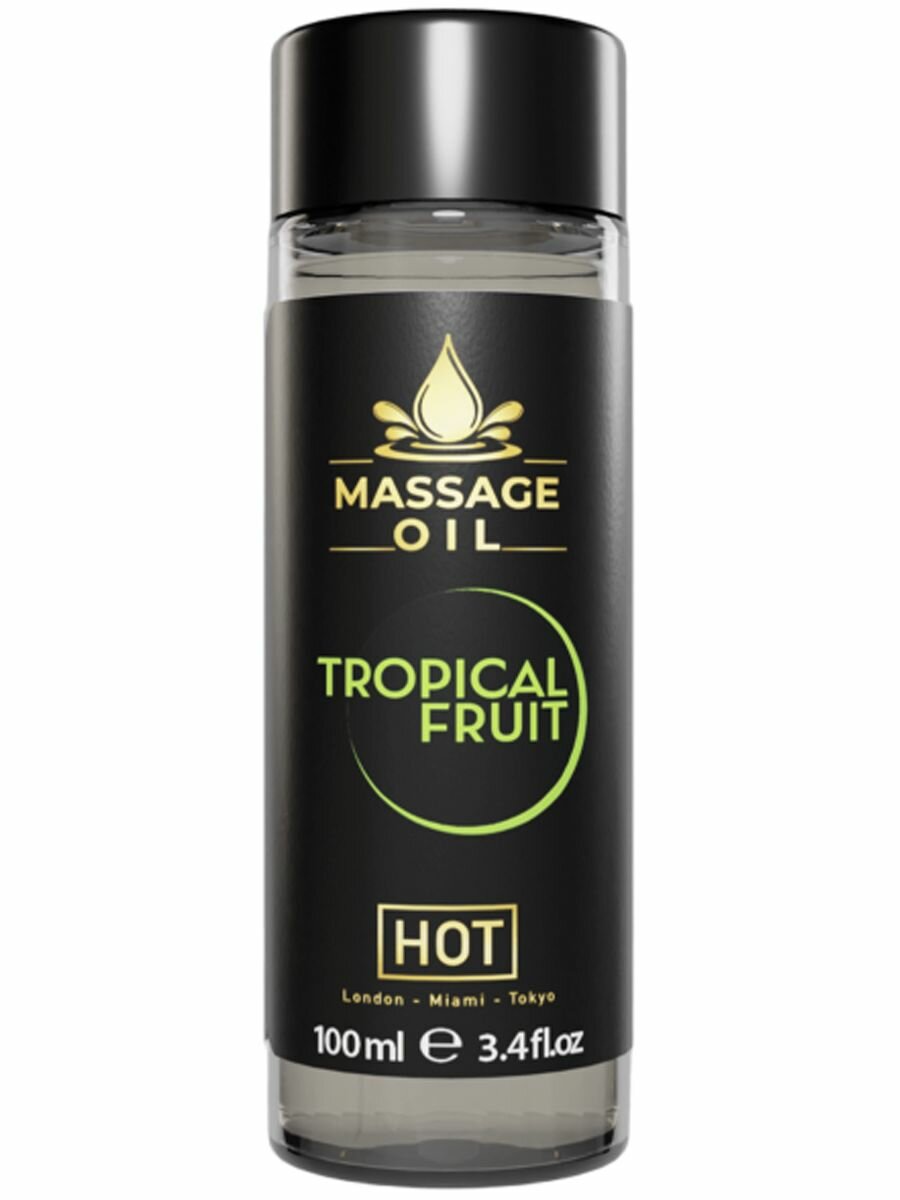 Massage Oil TROPICAL FRUIT Масло для эротического массажа с ароматом тропических фруктов, 100мл