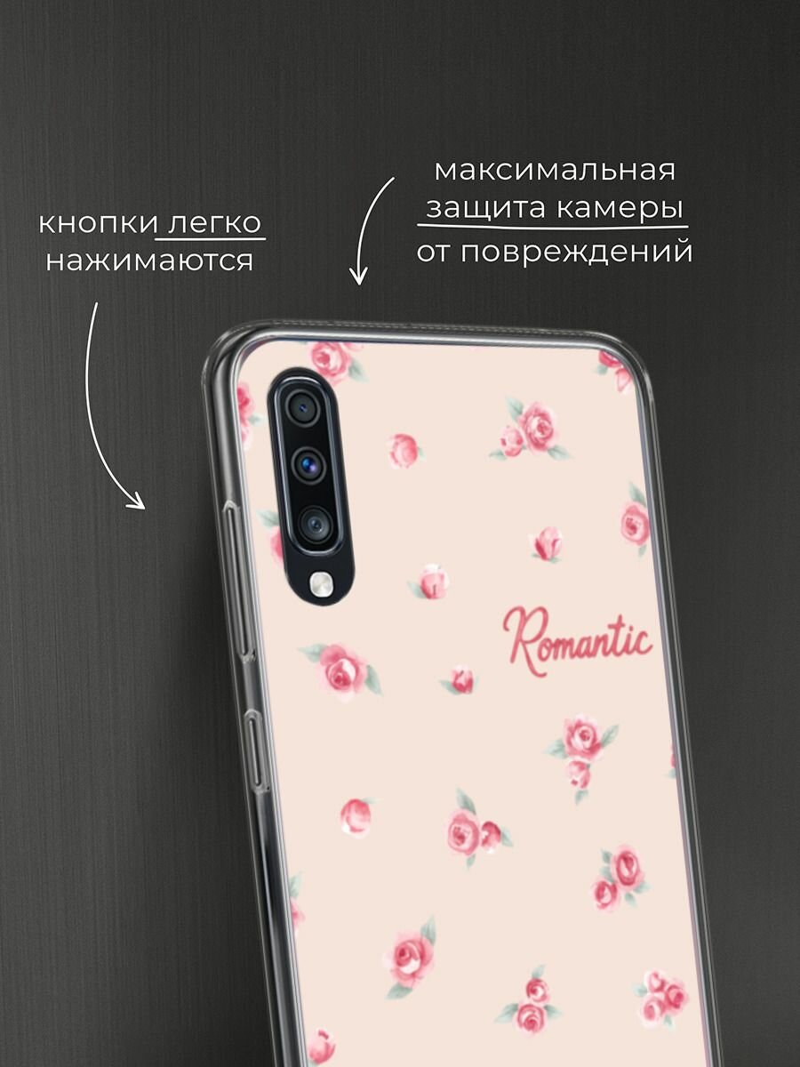 Чехол на Samsung Galaxy A70 / Самсунг Галакси А70 с принтом "Romantic" — фото 1