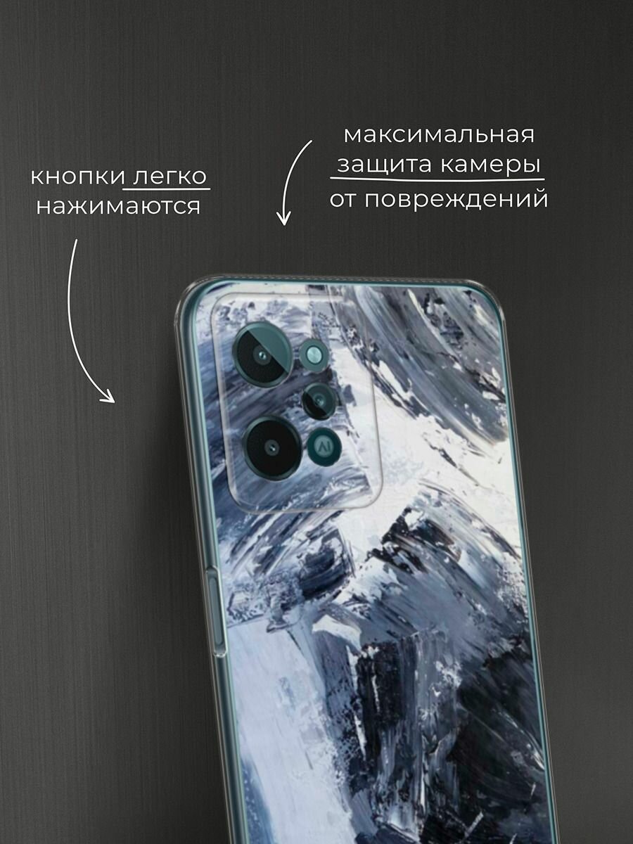 Чехол на Realme C31 / Реалми C31 с принтом "Абстракция живопись" — фото 1