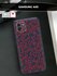 Чехол на Samsung Galaxy A03 / Самсунг Галакси А03 с принтом "Легкие бордовые сер...