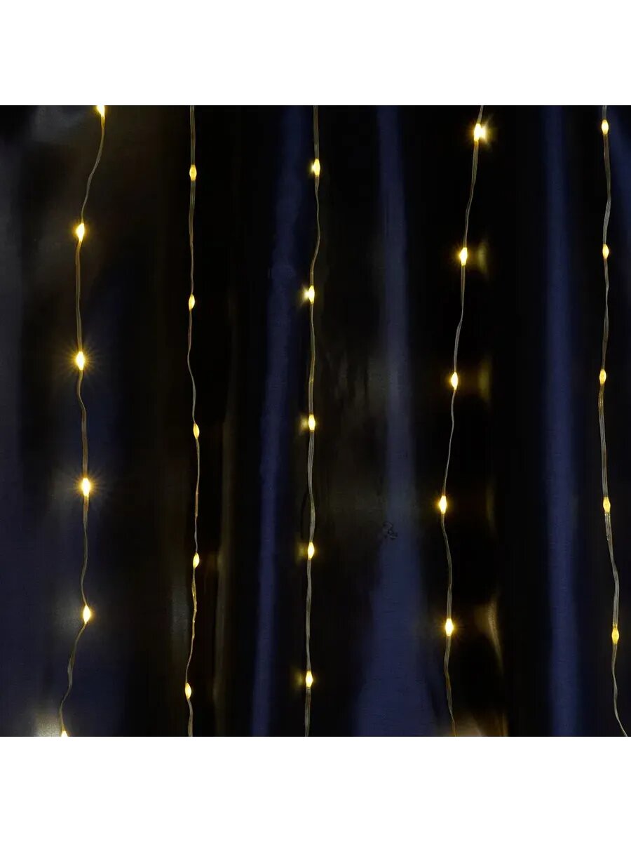 Гирлянда CL27 3*3м + 3м 230V 2700K с контроллером 48598