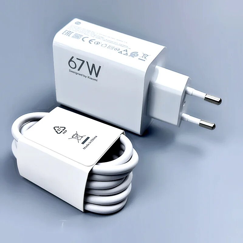 Оригинальное быстрое зарядное устройство Xiaomi 67 Вт с турбонаддувом, вилка европейского стандарта, 6 А, кабель типа C для Mi 11 Pro Mix Fold Poco X3 GT X4 Pro 5G Redmi Note 11 Pro, 67W CH, EU 67w 1M CABLE