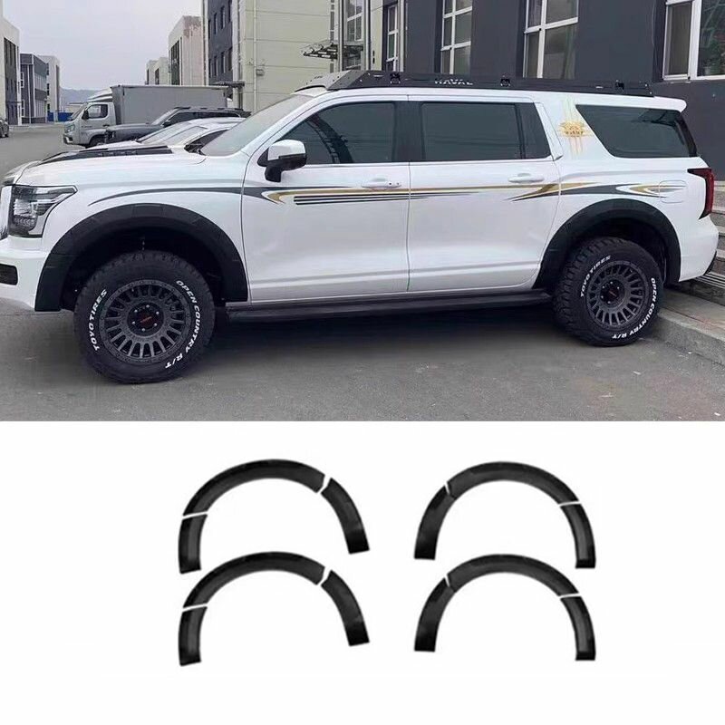 12 шт. автомобильные расширители крыла, арки, протекторы для колес, бровей для Great Wall Haval H5 2023