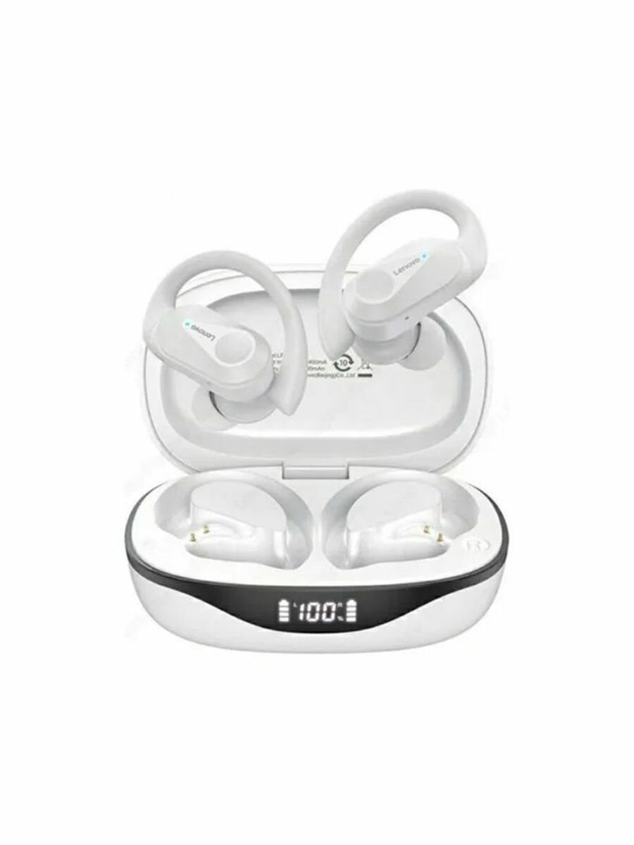 Наушники Lenovo LP75 TWS Bluetooth V5.3 Беспроводные наушники со светодиодным цифровым дисплеем с шумоподавлением, Водонепроницаемая гарнитура
