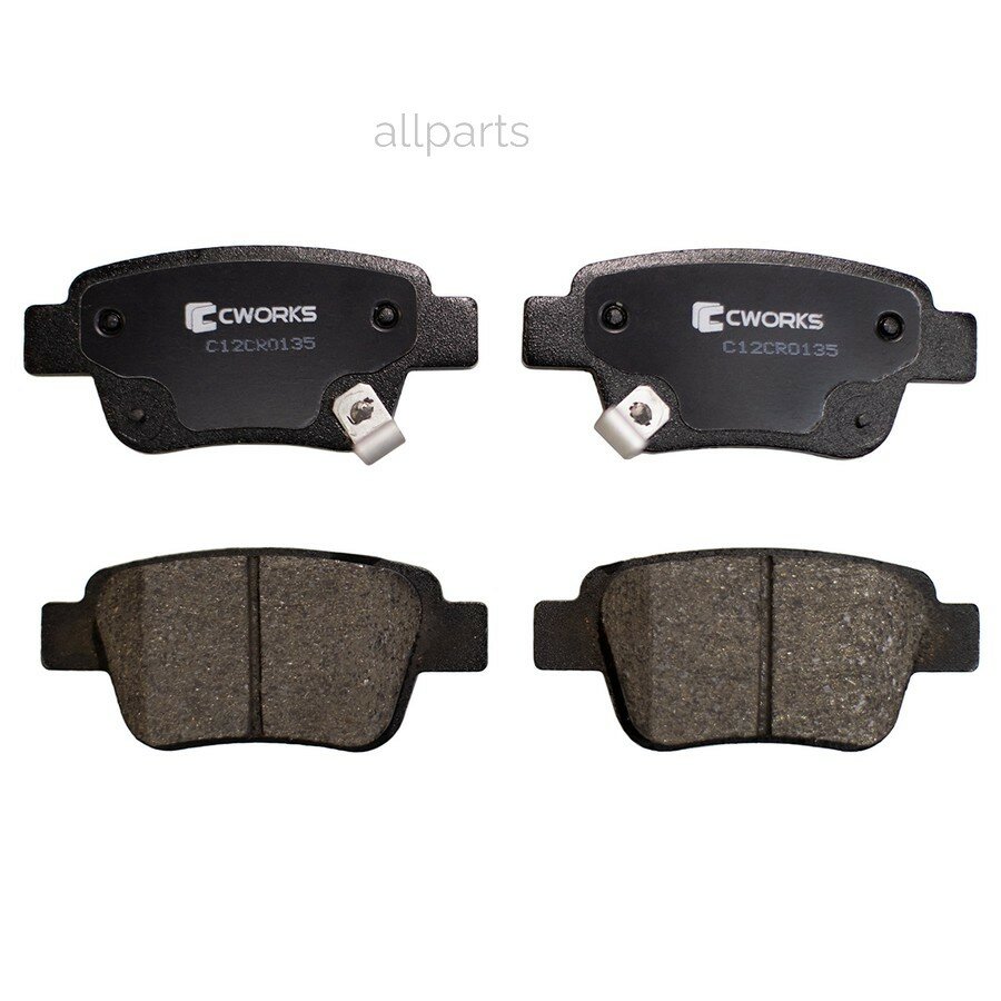 CWORKS C12CR0135 Колодки задние CWORKS C12CR0135