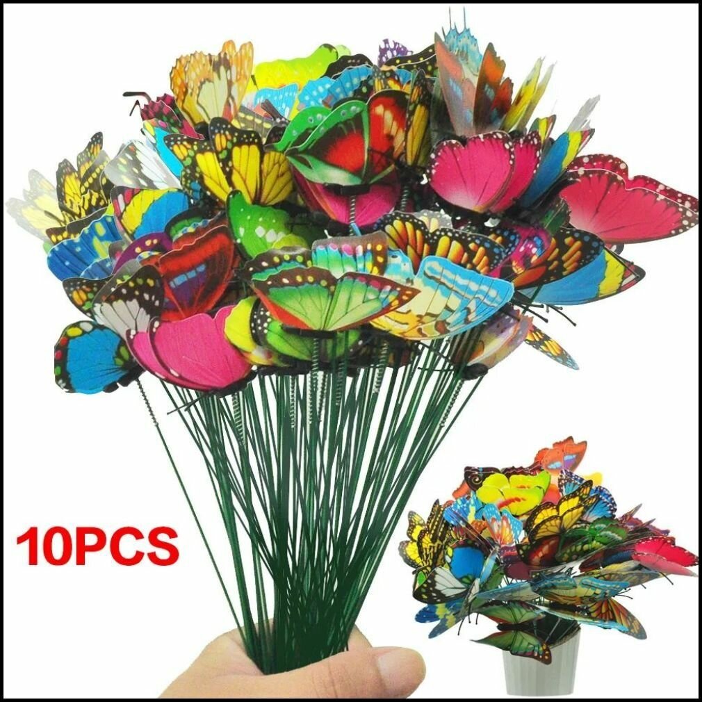 Букет из бабочек/украшение сада Случайный цвет