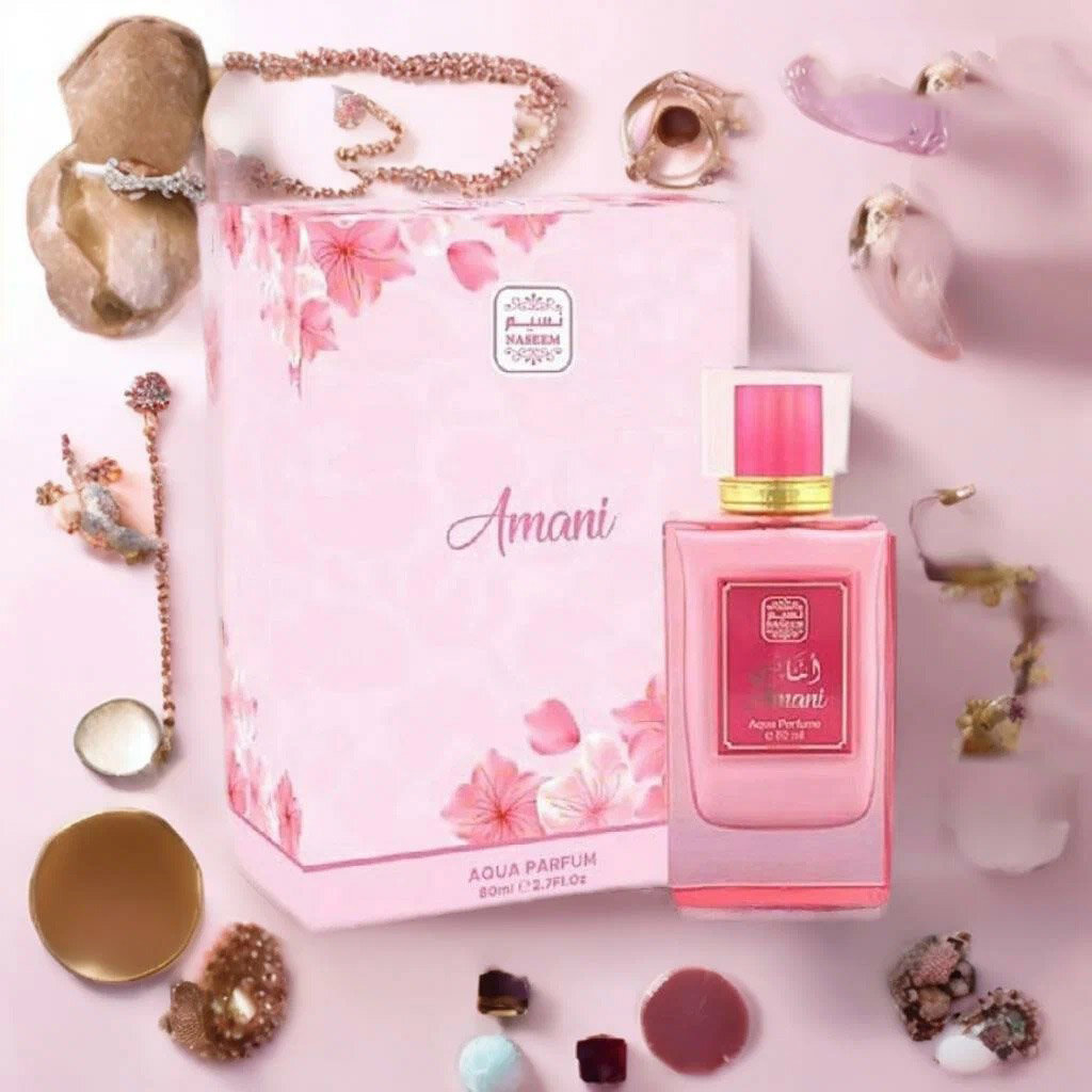 Духи женские Naseem Amani / бесспиртовой спрей / Объем 80мл /