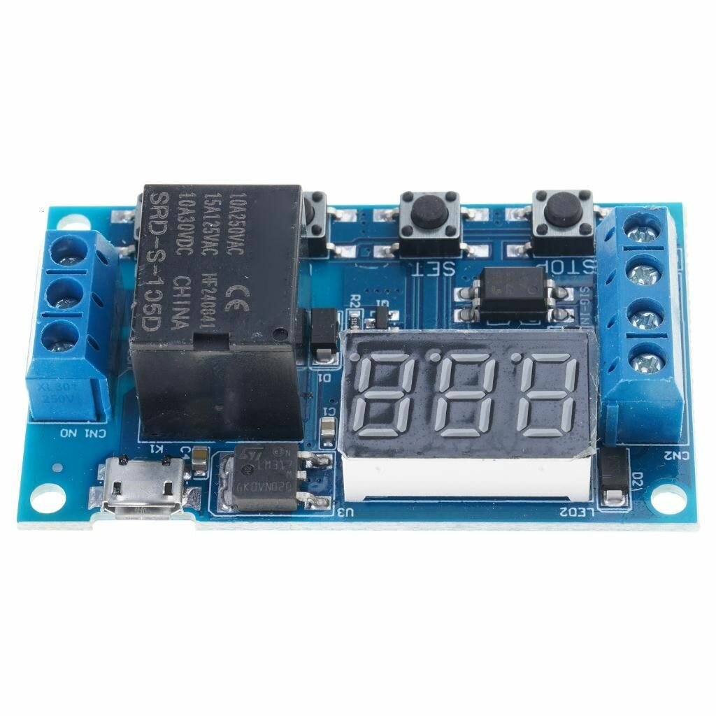 Умный модуль реле задержки с таймером, 1pc