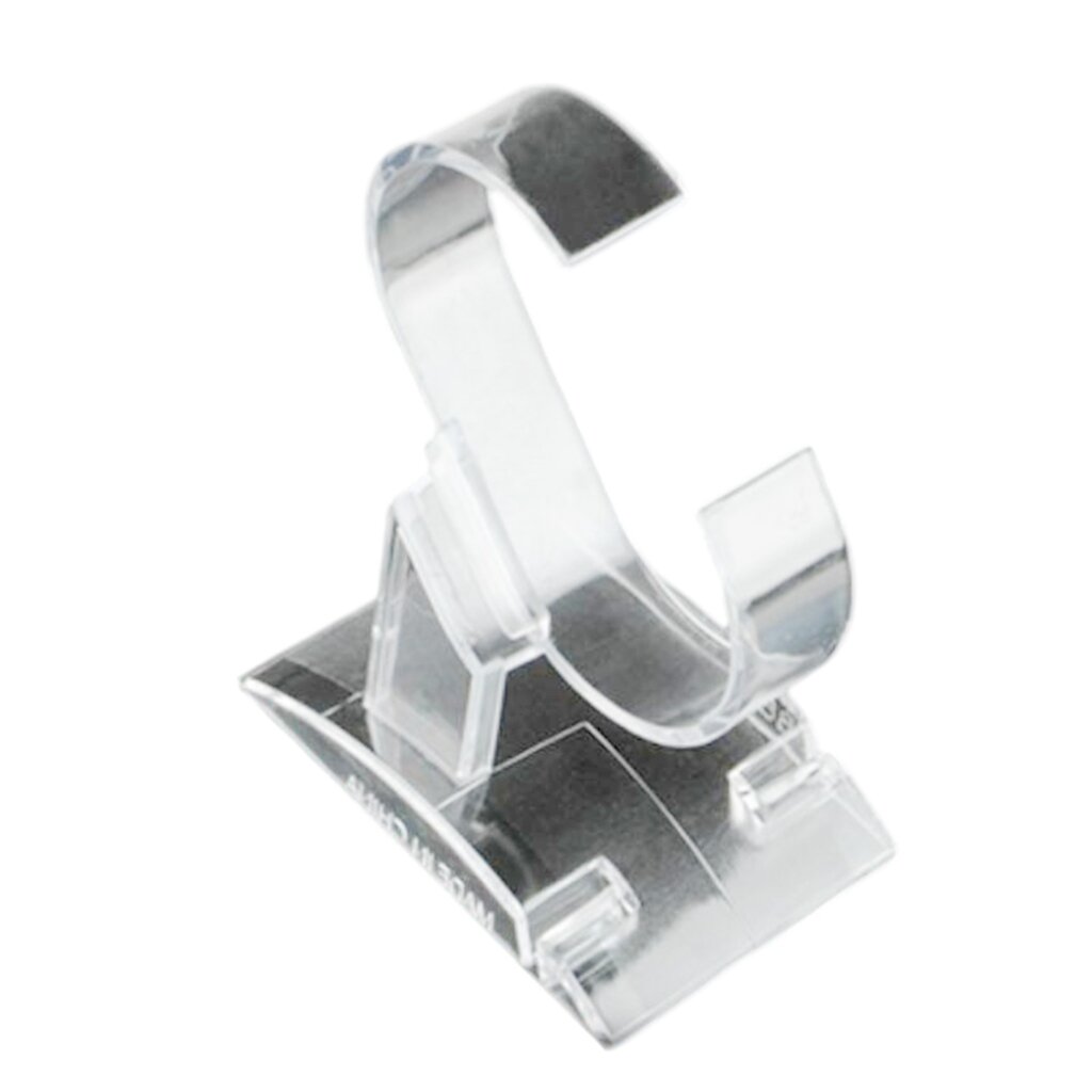C Shape Watch Display Stand Clear прочный пластиковый держатель для хранения ювелирных изделий