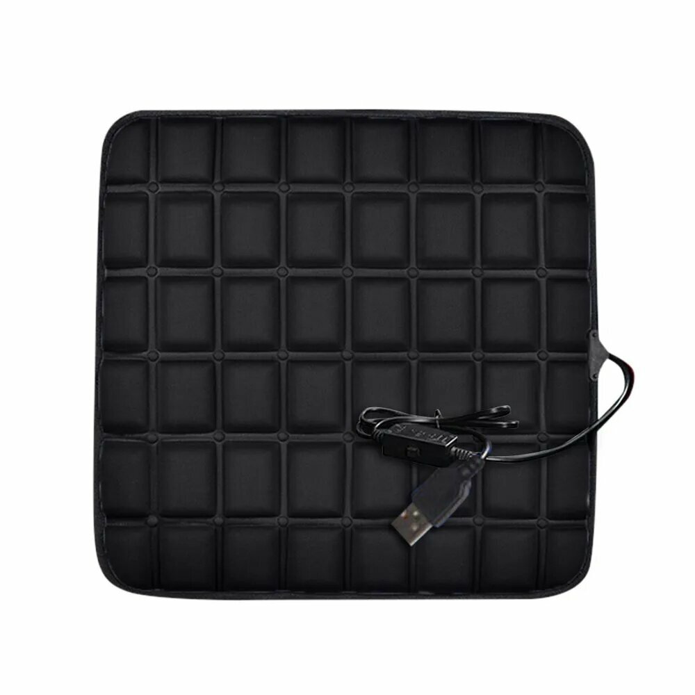 Чехол Для Автомобильного Сиденья С Подогревом, Подушка Для Сиденья, USBОбогреватель Для Автомобиля Зимой