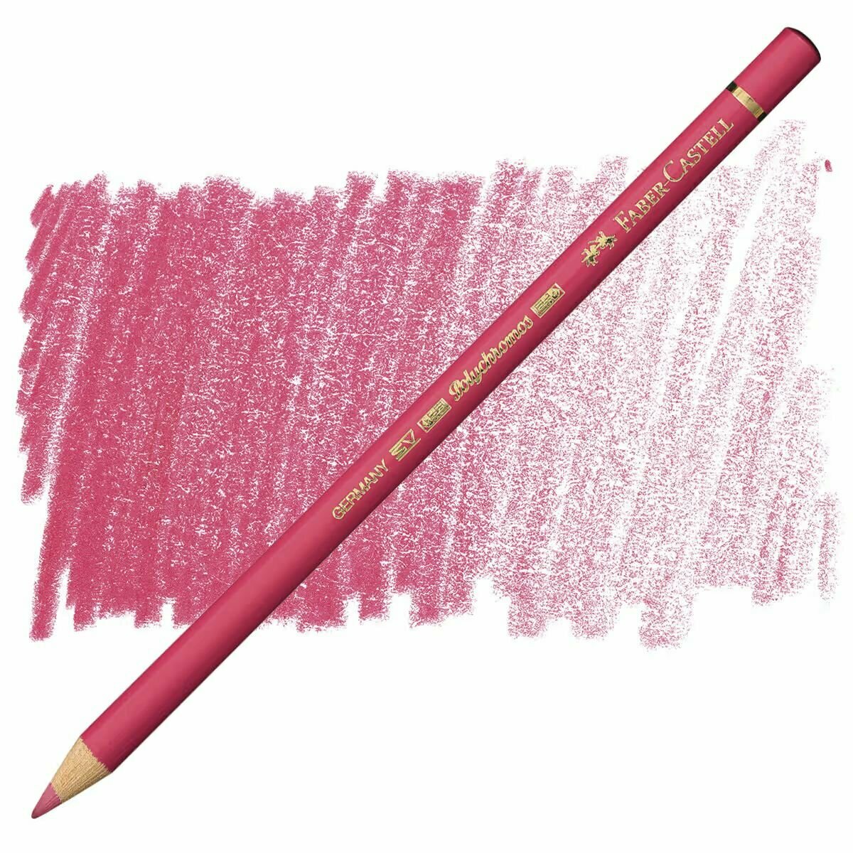 Карандаш цветной Faber-Castell "Polychromos", 1 шт, цвет №124 розовато-карминовый