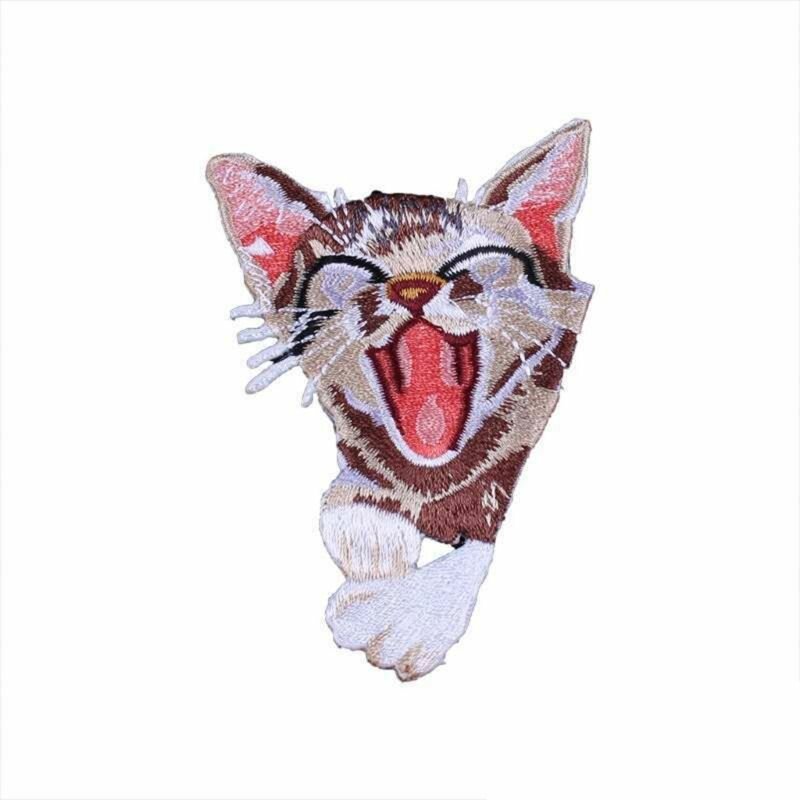 (1шт) Фирменная наклейка на одежду cat cloth sticker-88