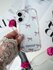 Чехол О'Кейси, для iPhone 16, с принтом, защита камеры, розовый, черный
