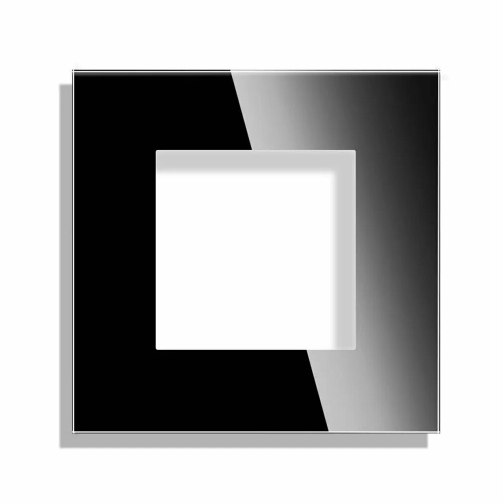 TOUCHMI Рамка электроустановочная, черный, 1 пост, 1 шт.