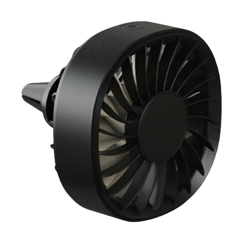 USB вентилятор для авто с подсветкой, Черный