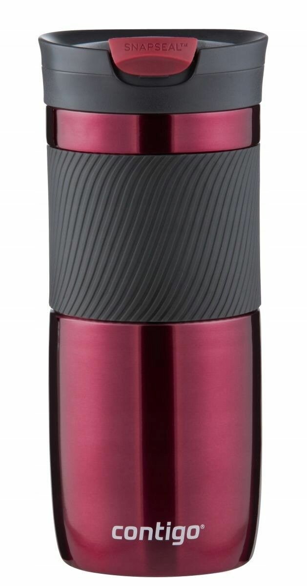 Термокружка Contigo Byron 470 мл, из нержавеющей стали, с вакуумной изоляцией, темно-розовый