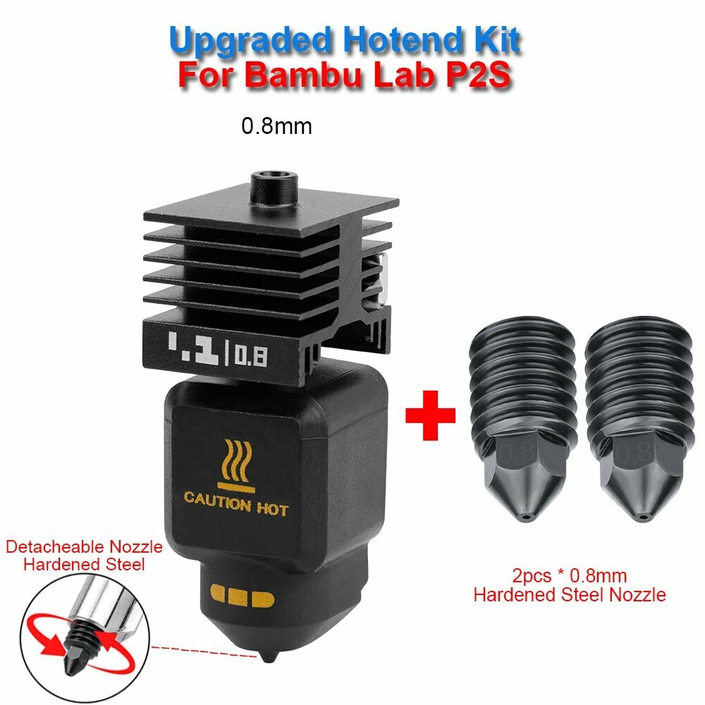 Hotend комплект для Bambu Lab P2S 0.8 мм