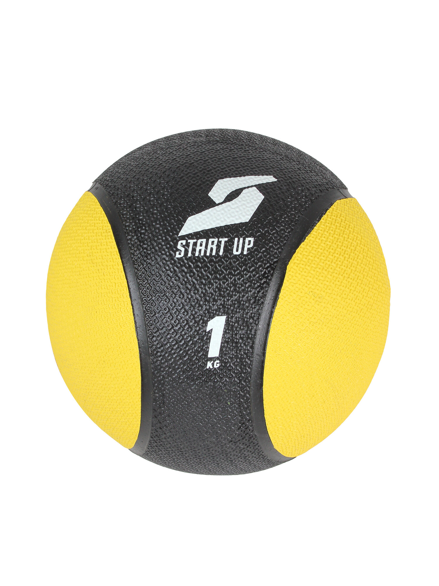 Медицинбол Start Up ECE 081 вес 1 кг, желтый / черный, резина