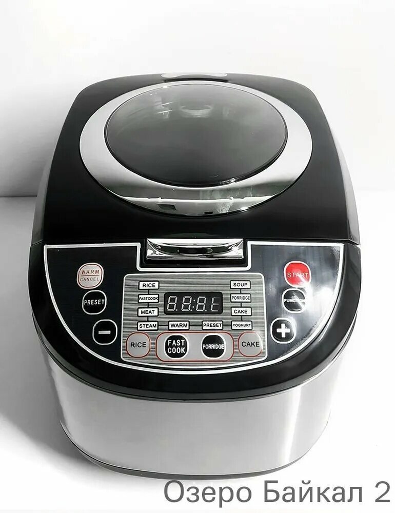 Мультиварка Futula 198, мощность 1000Вт, 16 программ, чаша 5л, корпус чёрный/серебристый