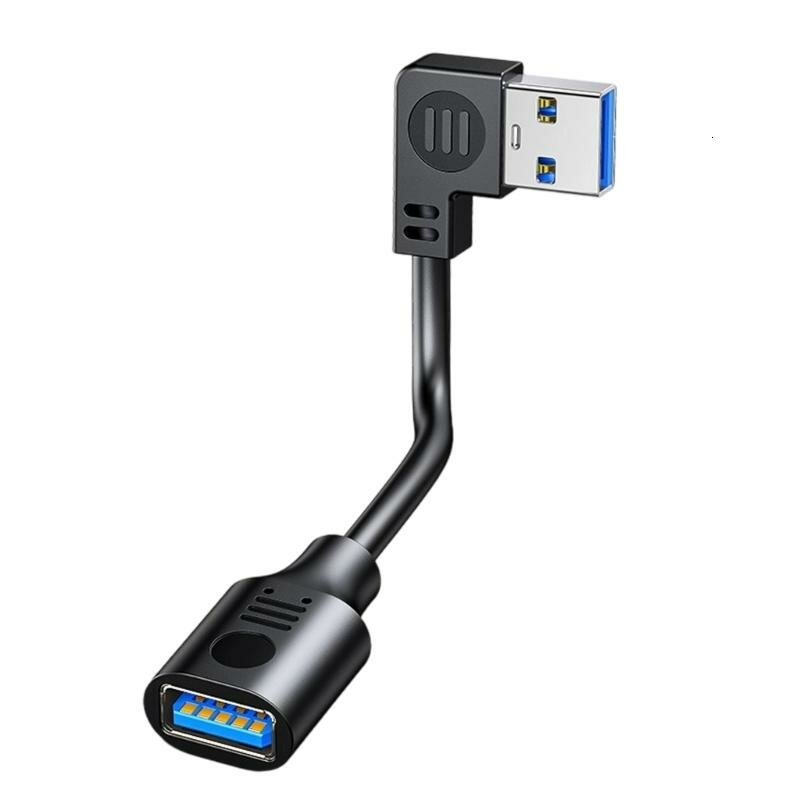 Угловой USB 3.0 кабель, 0.3m - Правый изгиб