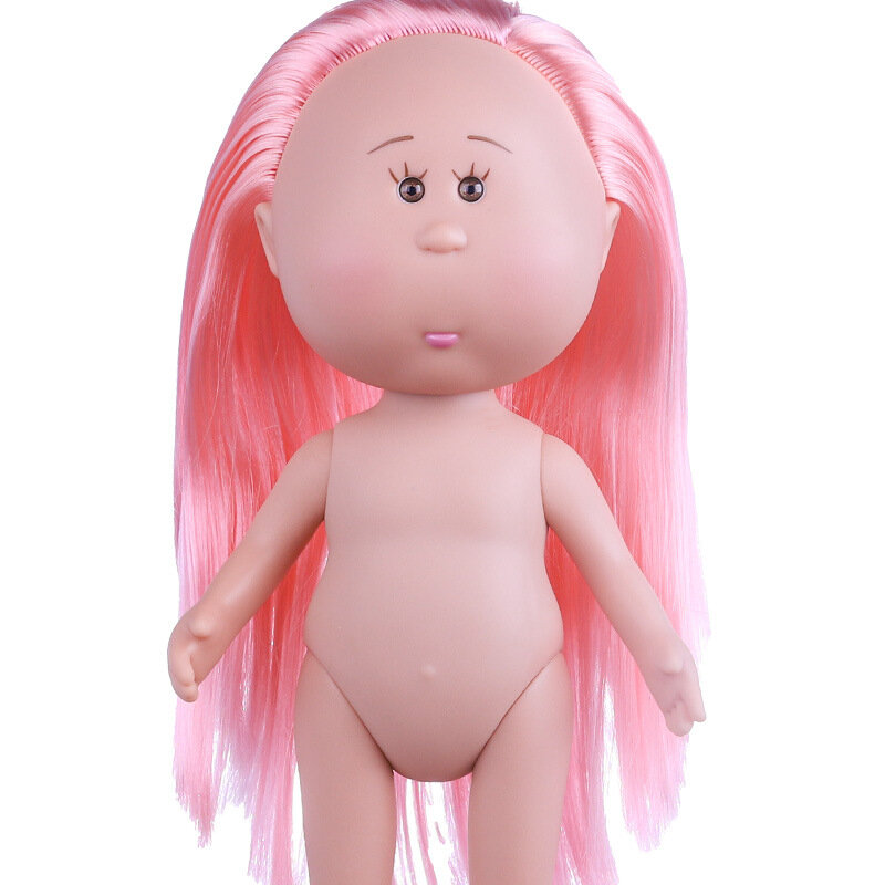 2026 Новейшая кросс-бордерная фабричная прямая продажа 24CM Картофельная кукла Миа Плюшевая кукла Набор голых кукол Вальдорфская ручная работа Девочка DIY кукла