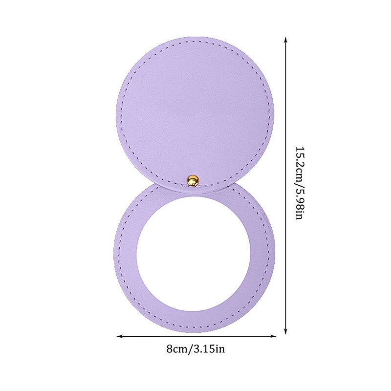 Портативное зеркало из нержавеющей стали Purple