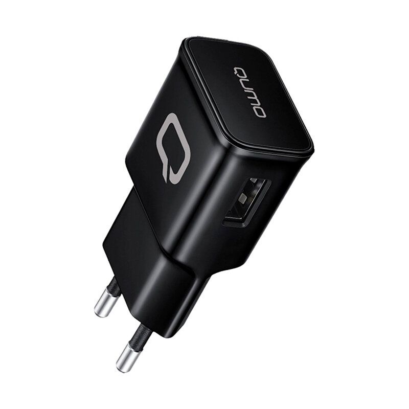 Сетевое зарядное устройство QUMO Energy Charger 001, 1 USB, 1A, черный 30503