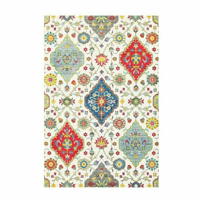 Ковер из имитации марокканского кашемира, легкая роскошь для гостиной, спальни, прикроватный коврик, скандинавский ретро стиль, этнический стиль, американский стиль