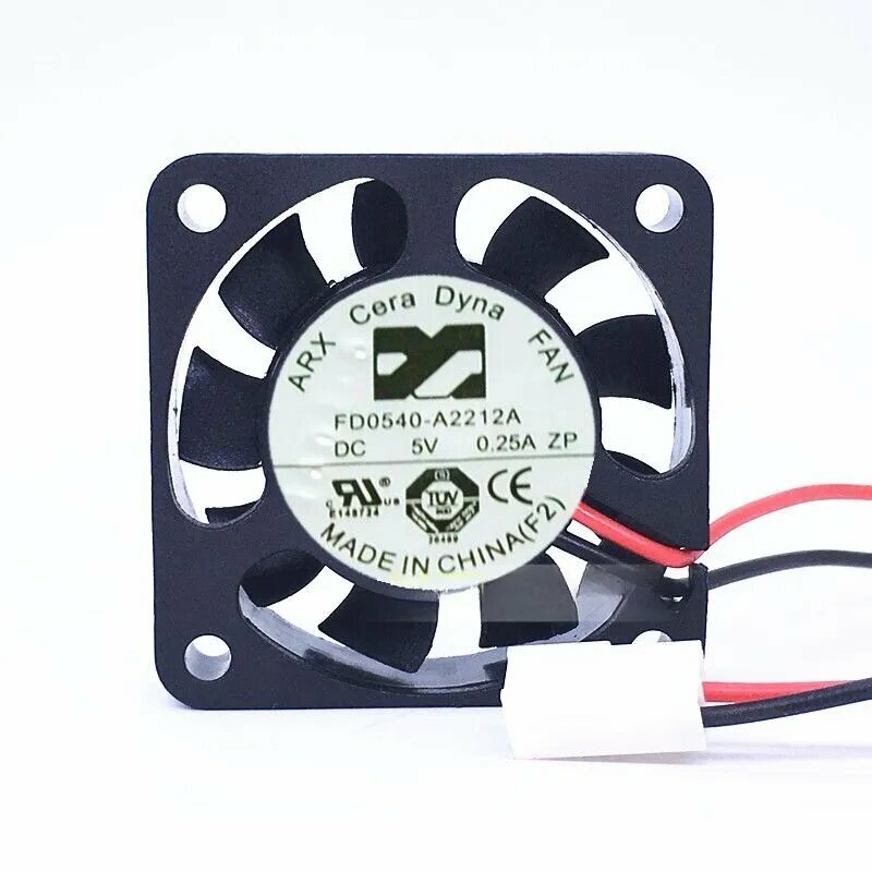 FD0540-A2212A Новый 4cm Квадратный Охлаждающий Вентилятор DC5V 0.25A 2Lines 40*40*10мм