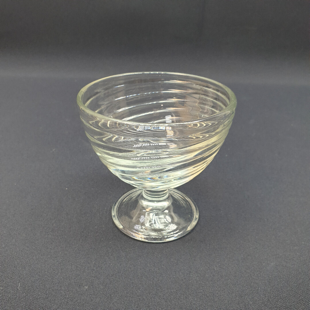 Креманка стекло, высота 11 см, 350 мл. Винтаж СССР