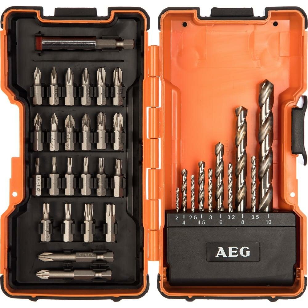 Набор сверл и бит 35 предметов AEG 4932352249