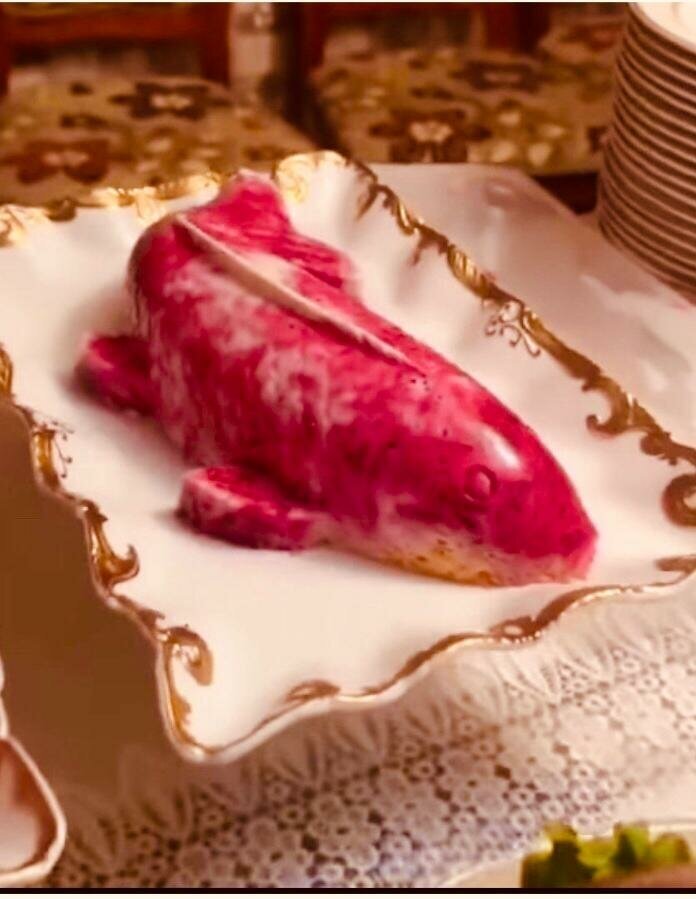 Форма кулинарная Рыба для салата селедка под шубой 35 см Х17,5см/форма для выкладки/форма для шоколада