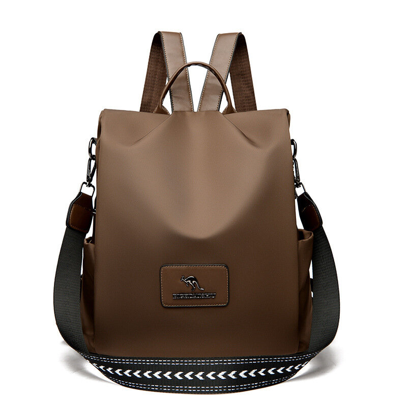 2026 Водонепроницаемый вязаный нейлоновый рюкзак, кросс-бодер сумка для женщин, анти-кража дорожный рюкзак, большой объем, многофункциональная школьная сумка для девочек