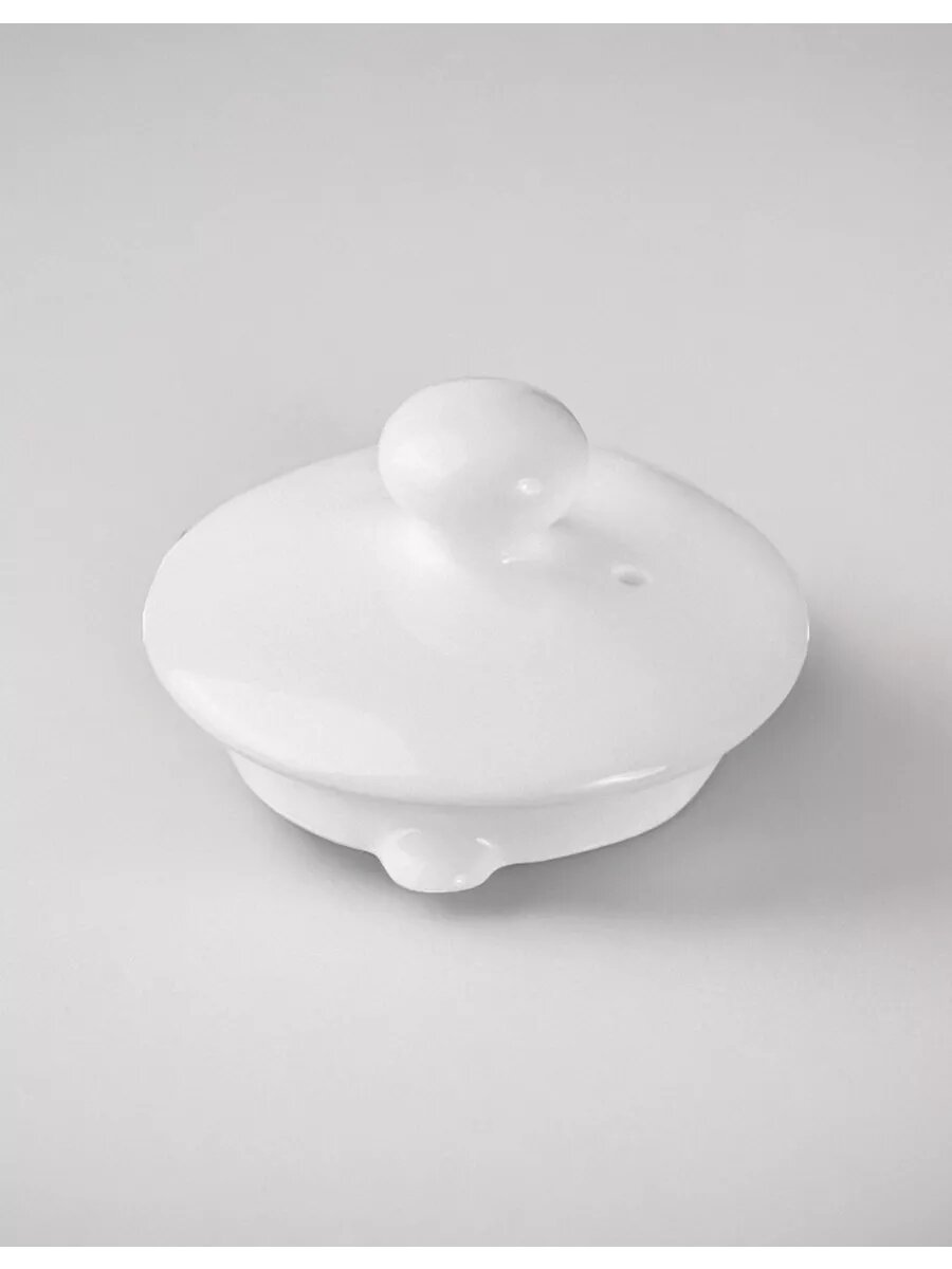 Крышка для чайника Kunstwerk 500мл, 67х67мм, фарфор, белый