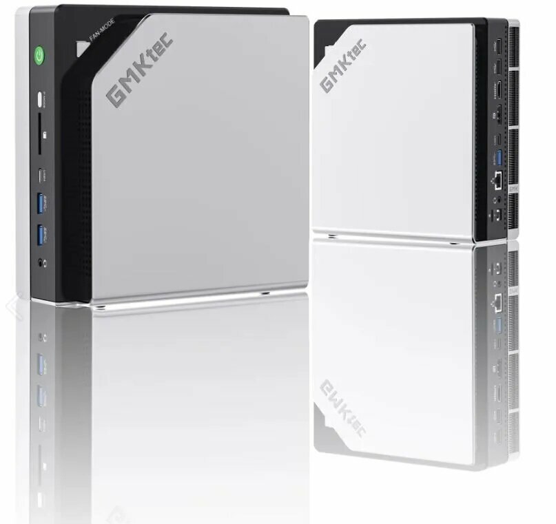 GMKtec Мини-ПК EVO-X2 2025 Новый, WIFI7/BT5.4, USB4*2+HDMI+USB3.2+DC+RJ45 (AMD Ryzen Al Max+ 395, RAM 96 ГБ, SSD 1024 ГБ, AMD Radeon 8060S, Windows 11 Pro), черный