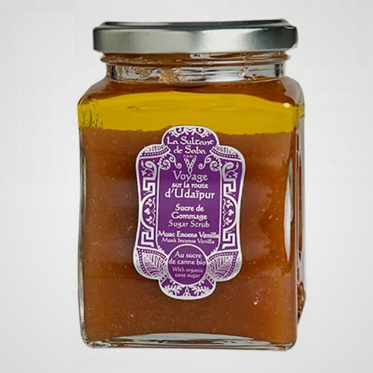 Гоммаж для тела сахарный мускус/ладан/ваниль 300 мл La Sultane de Saba Sugar Gommafe Vanila, Muscus and Ladan Гоммаж 300 мл