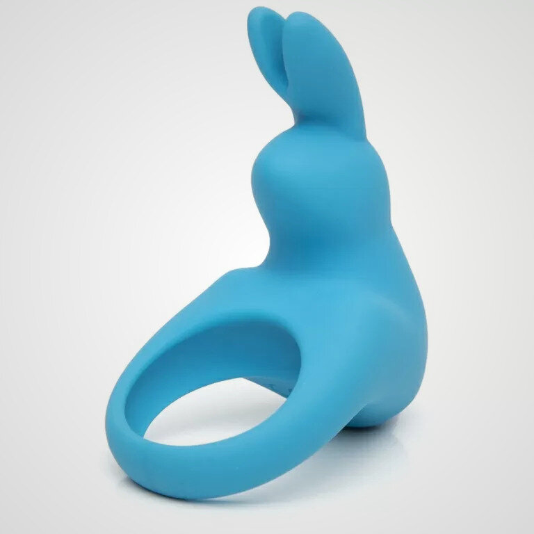 Виброкольцо синее HAPPY RABBIT Cock ring Виброкольцо 1 шт