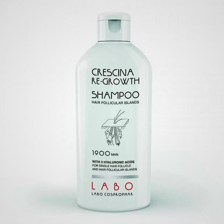 Шампунь для стимуляции роста волос для мужчин 1900 200 мл Crescina Follicular Islands Shampoo for Man 1900 Шампунь 200 мл