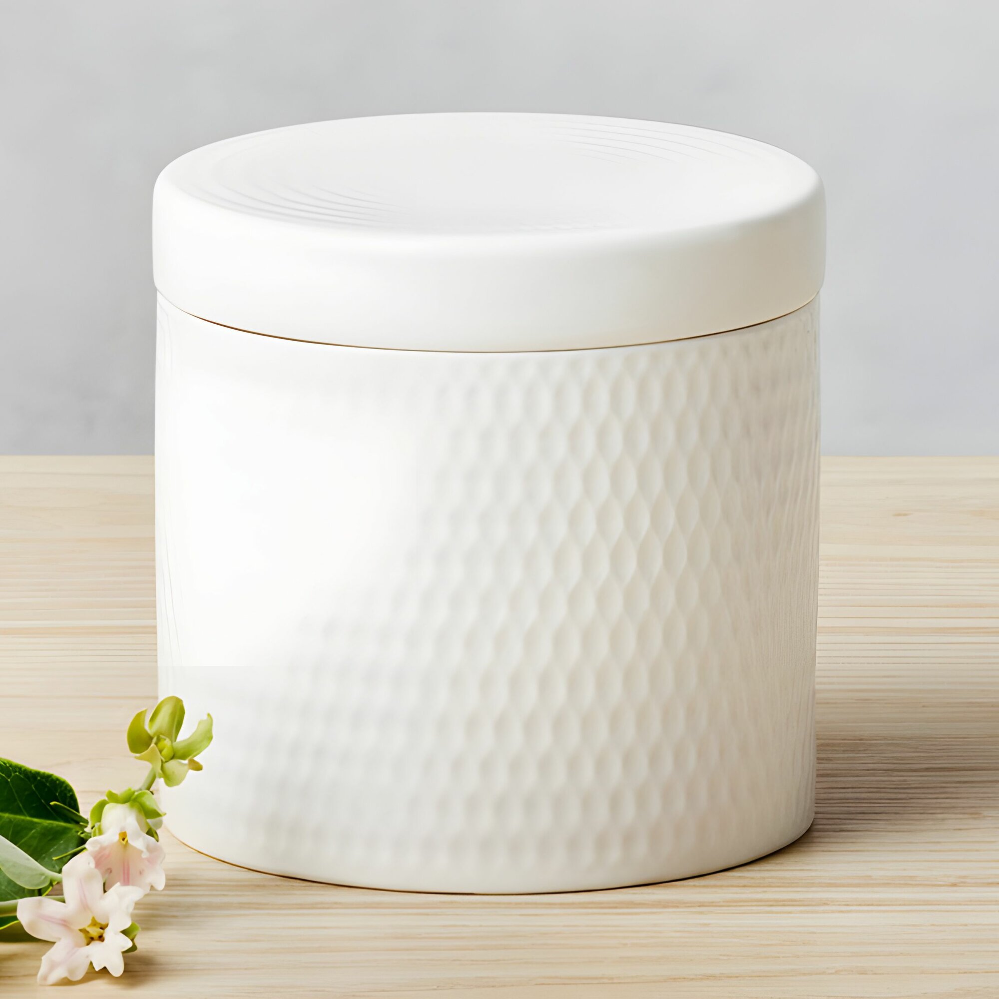 Банка для сыпучих продуктов 1000 мл Даймонд от Maxwell & Williams, емкость для хранения с крышкой фарфор, контейнер