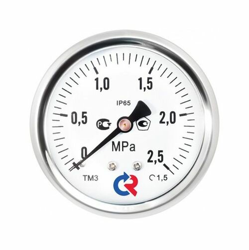 Манометр Росма ТМ-321Т (0-4МПа) G1/4 1.5 коррозионностойкий виброустойчивый (готовый к гидрозаполнению) 63мм, тип - ТМ-321Т, осевое присоединение, 0-4МПа, резьба G1/4, класс точности 1.5