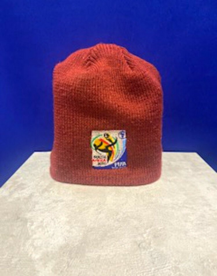 Футбольная 2010 чемпионат мира по футболу в Южной Африке ЮАР шапка зимняя коричневая