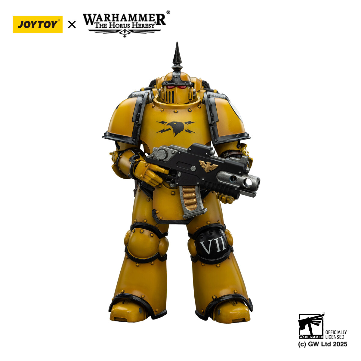 Подвижная фигурка JOYTOY Warhammer 40K 1/18 Action Figures Imperial Fists MKIII Tactical Legionary
