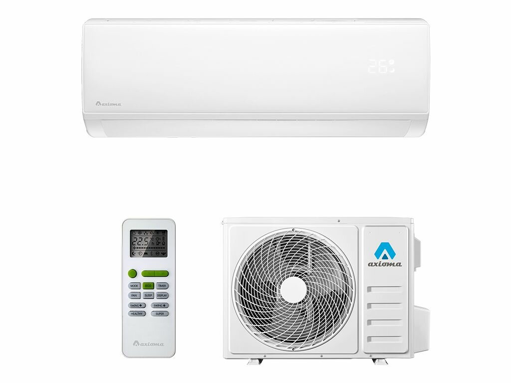 Инверторная сплит-система Axioma Серия H inverter ASX09HZ1R/ASB09HZ1R, для помещений до 25 кв. м