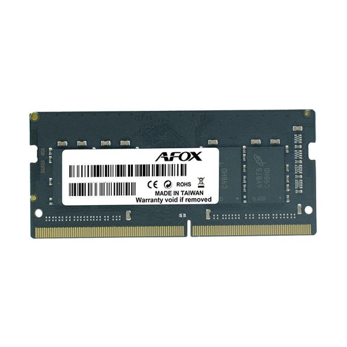 Оперативная память AFOX AFSD416PS1P DDR4 SO-DIMM 16Gb 3200Mhz CL22 1.2 В черный