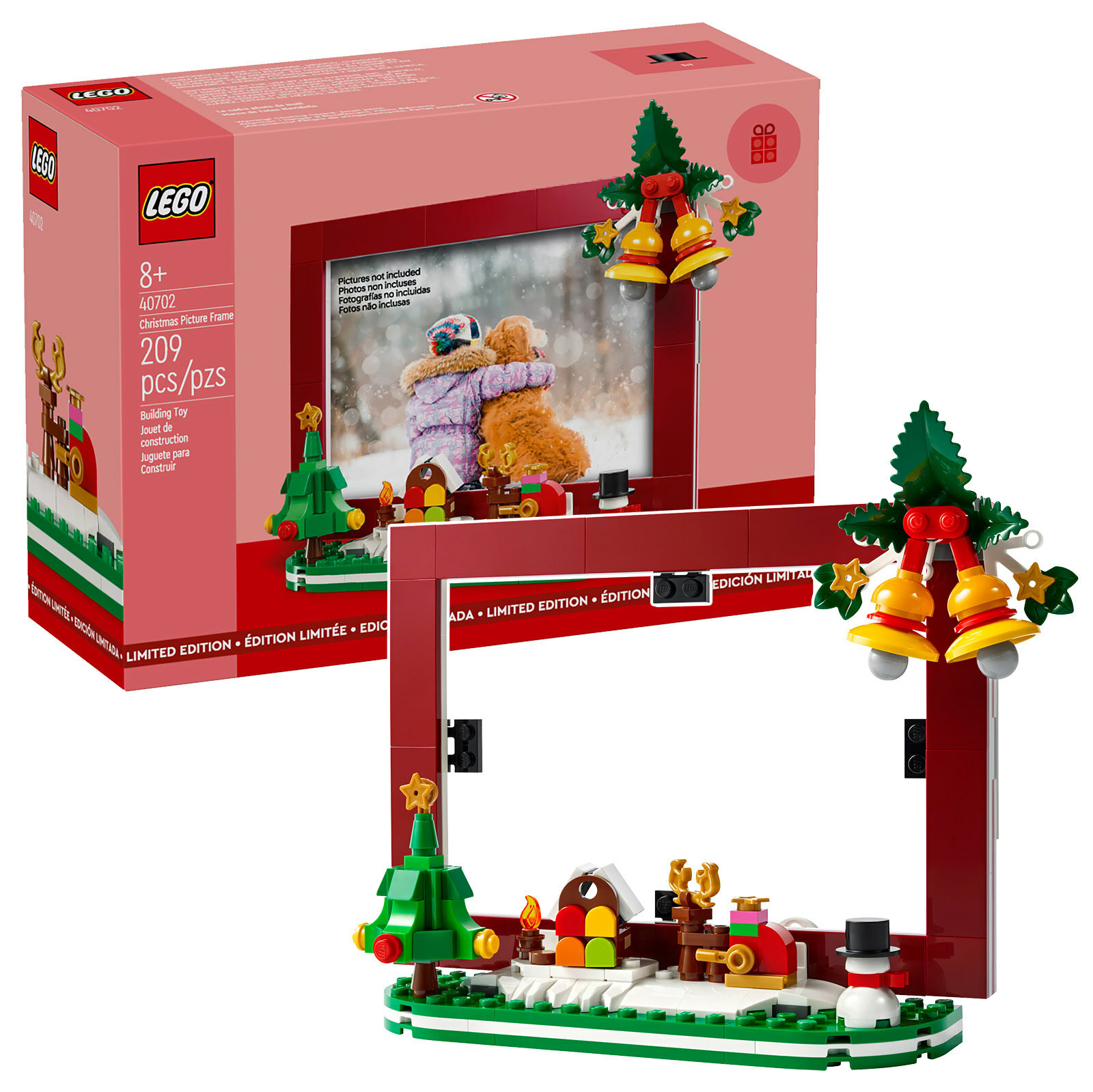 Набор LEGO 40702 из серии Праздники на тему Рождественская фоторамка.