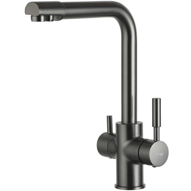Смеситель для кухни F4352-9 Frap оружейная сталь, латунный корпус