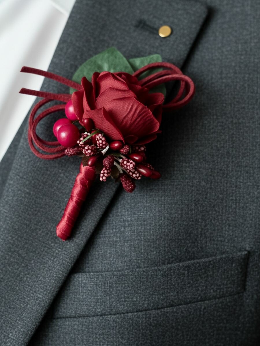 Бутоньерка для жениха или свидетеля