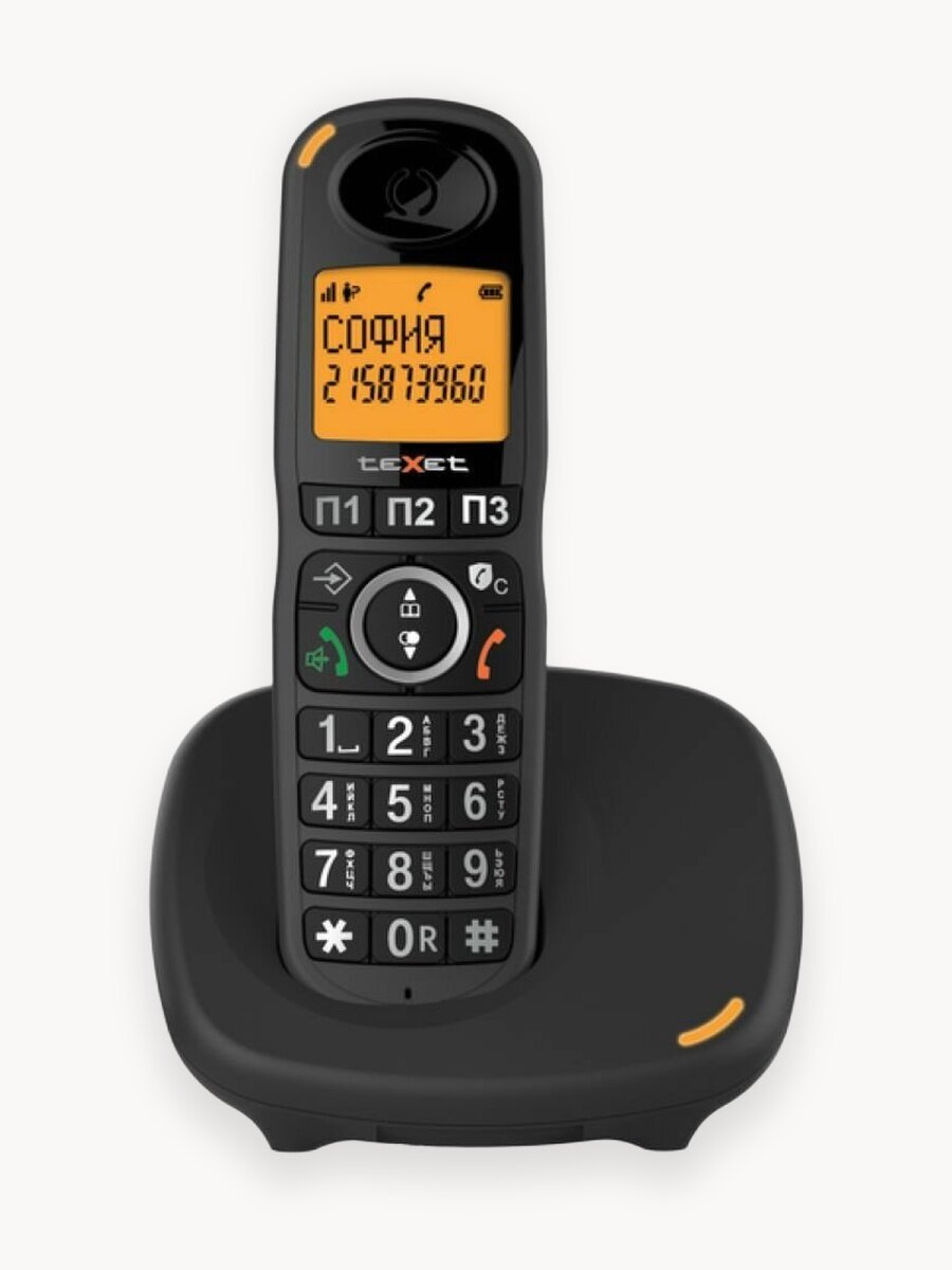 Радиотелефон домашний беспроводной TX-D8905 черный